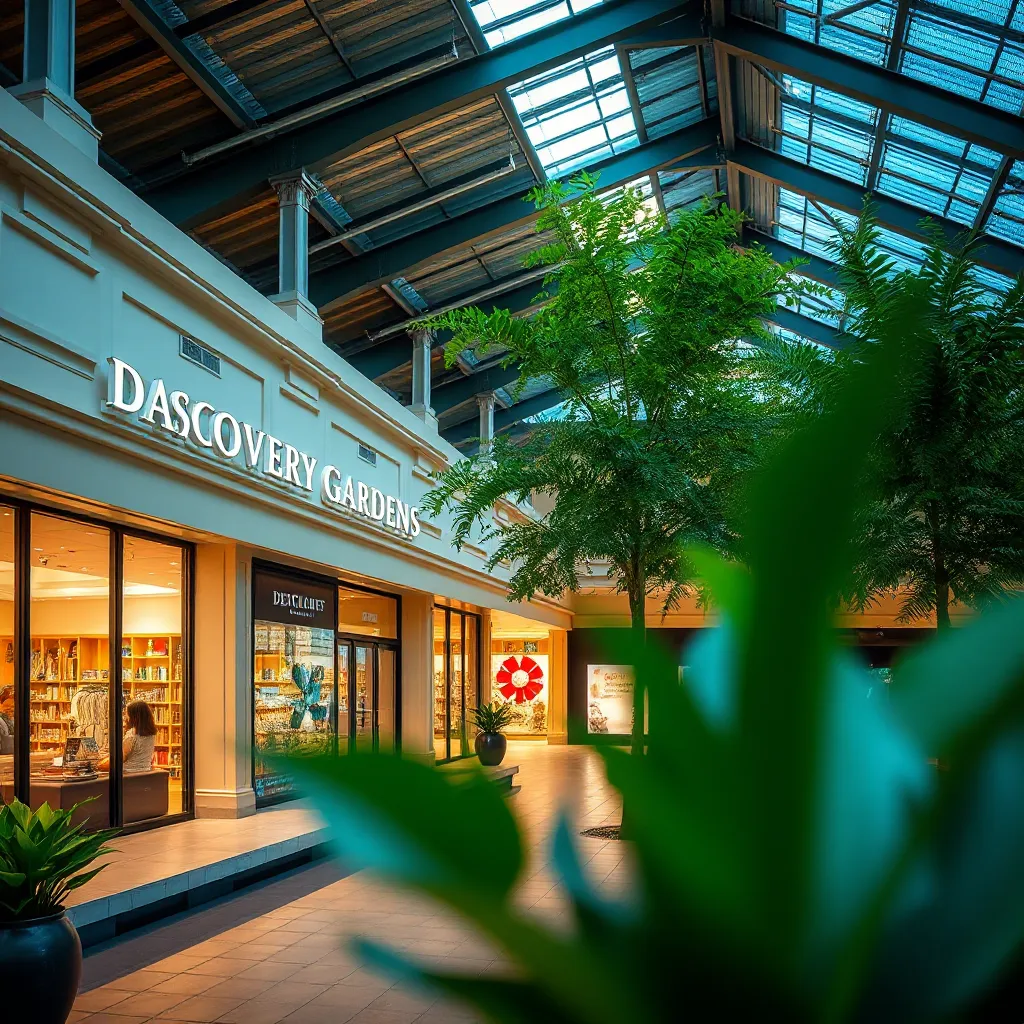 Exploring the Pavilion Shops at Discovery Gardens