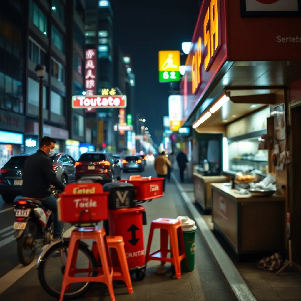 Street Food's Role in Urban Traffic Dynamics